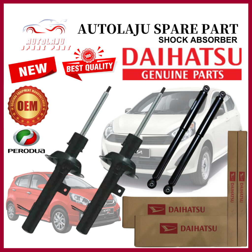 PERODUA AXIA (2014-2022) FRONT & REAR SHOCK ABSORBER ASSY HIGH QUALITY ...