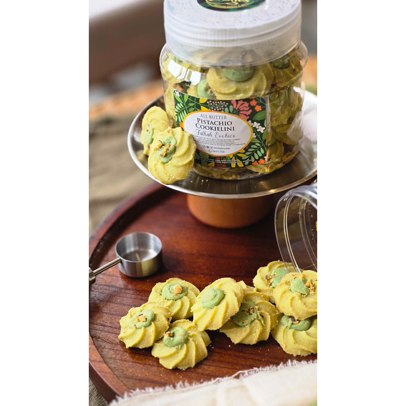 Biskut Raya Talhah Cookies Pistachio Cookielini | Shopee Malaysia