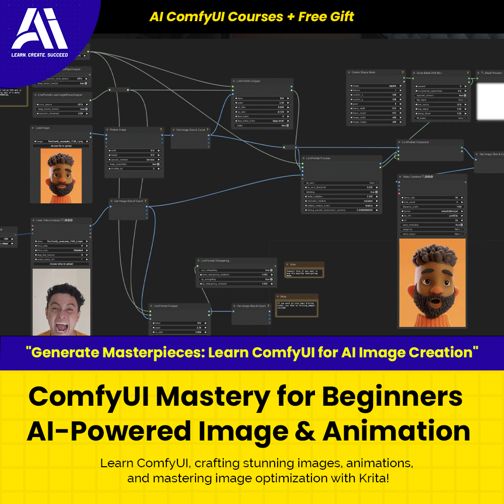 Video Course - ComfyUI Mastery for Beginners AI-Powered Image ...