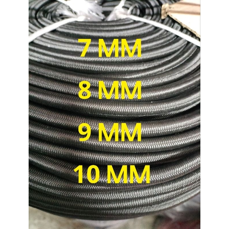 50 Meter / 100 Meter / 200 Meter Panjang Getah Canvas Bulatan (High quality) Grade AAA 10mm ...