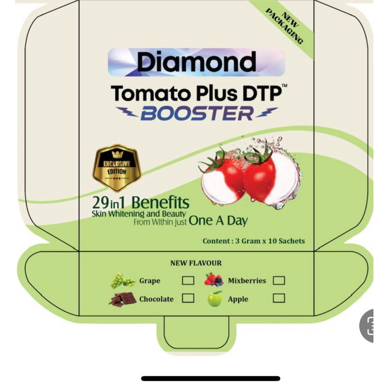 Diamond Tomato Plus Edisi Raya 2025 HQ | Shopee Malaysia