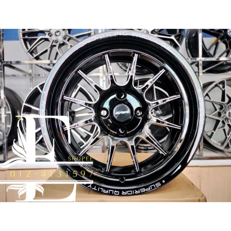 新 NEW SPORT RIM 15 INCH WHEELS RM1380 4PC MYVI JAZZ CITY AXIA ( KENA ...