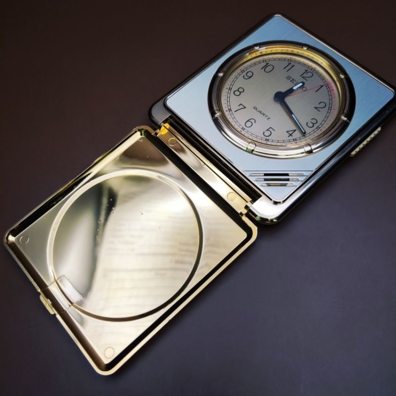 Authentic Vintage Seikosha Travel Alarm Clock UH702F | Shopee Malaysia
