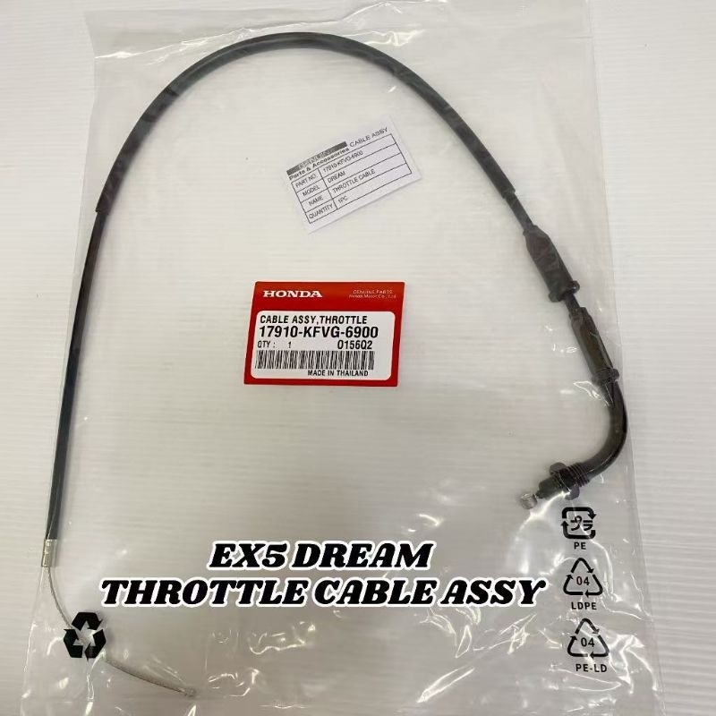 EX5 DREAM & W125 THROTTLE CABLE TALI MINYAK | Shopee Malaysia