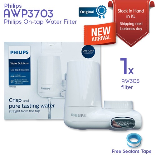 Philips AWP3703 On-Tap Water Purifier Household Faucet Filter Tap Water ...