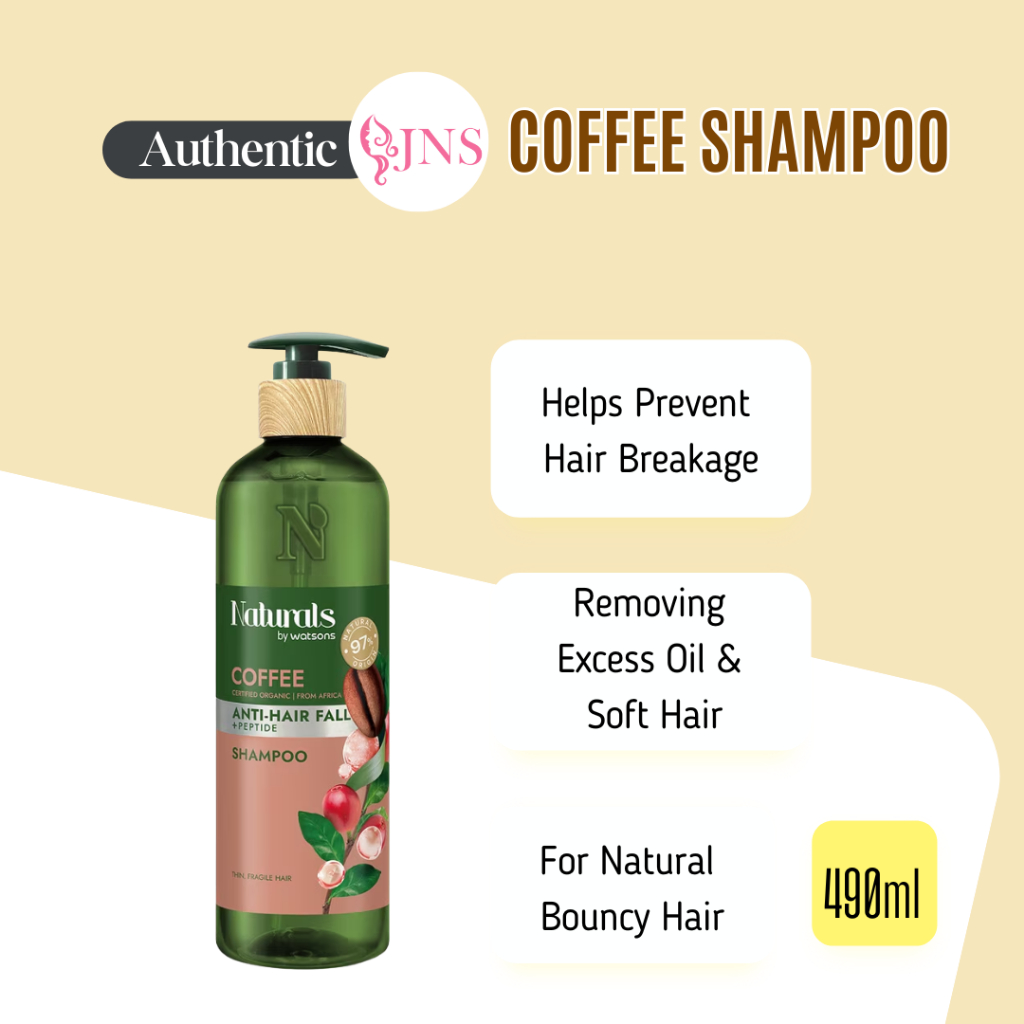 Naturals By Watsons Coffee Shampoo (490ml) | Shopee Malaysia