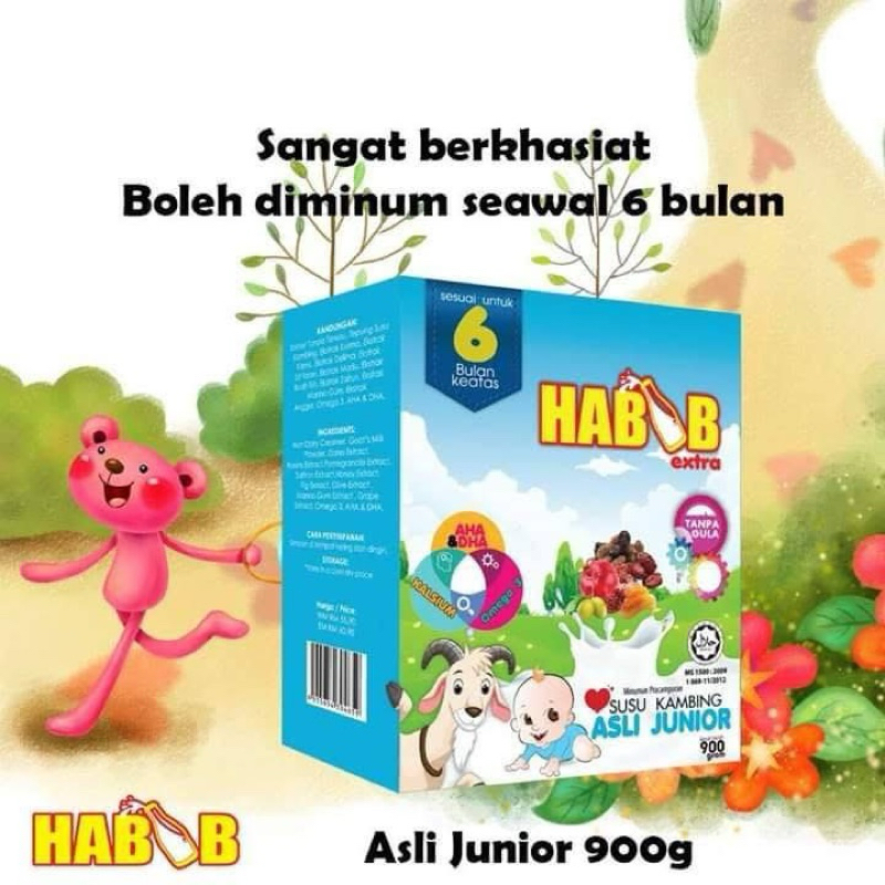Habib Susu Kambing Junior Tanpa Gula Tambahan | Shopee Malaysia