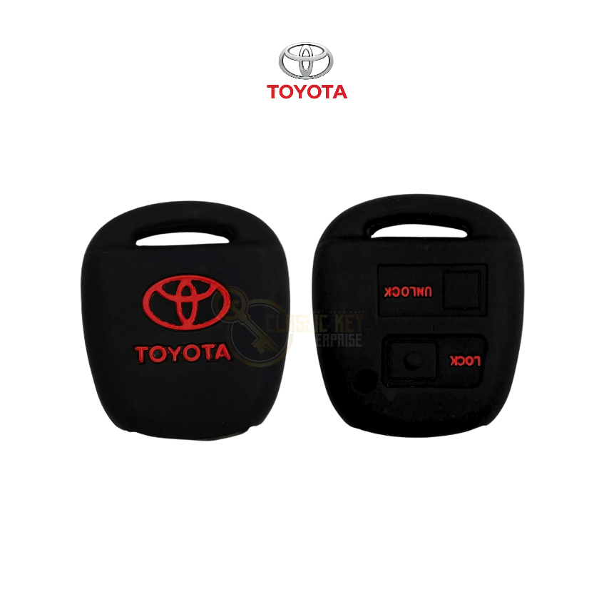 Toyota 2 Button Silicone Key Cover Lexus Harrier Passo | Shopee Malaysia