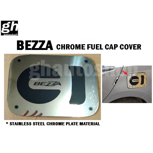BEZZA chrome fuel cap cover (stainless steel) | Shopee Malaysia