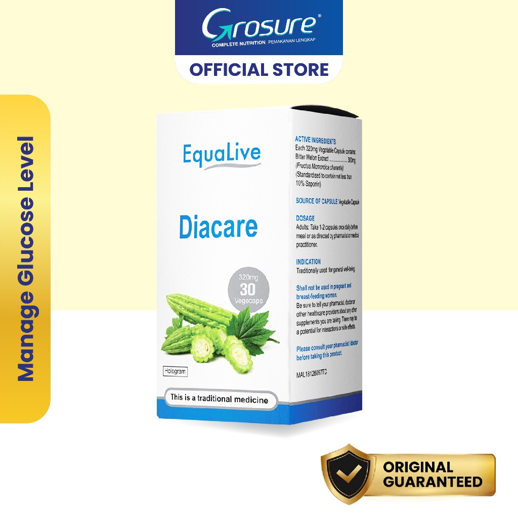 EquaLive Diacare 320mg (30's) | Shopee Malaysia
