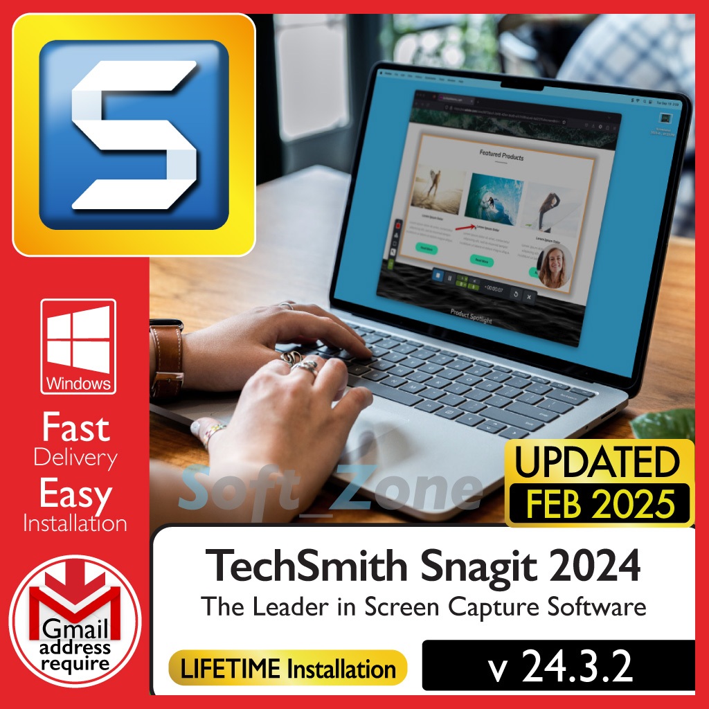 TechSmith Snagit 2024 v24.3.2 - The Leader in Screen Capture Software ...