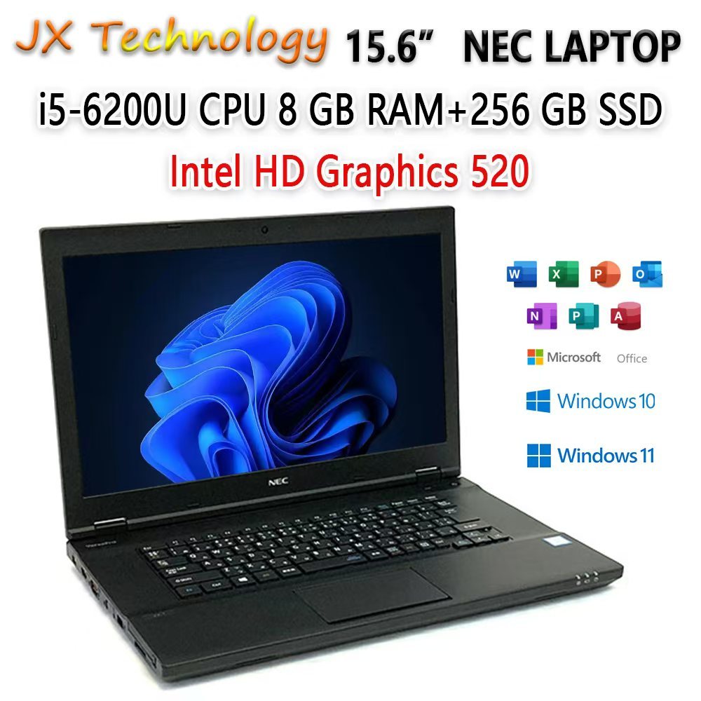 [Office installed] Used laptop NEC VersaPro VK23TX 6th generation Core i5 Memory 8GB SSD 128GB ...