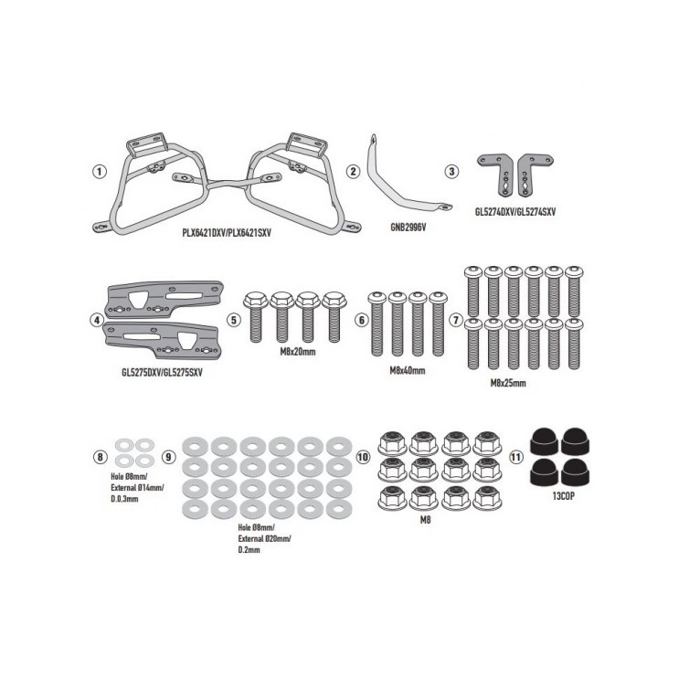GIVI SIDE RACK PLX6421FOR TRIUMPH TIGER SPORT 660 (22-24) | Shopee Malaysia