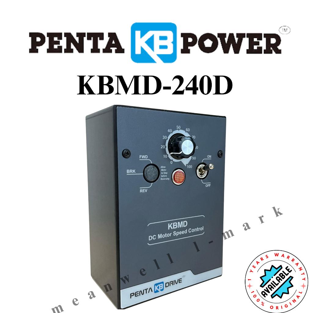 KB Electronics KBMD-240D Variable Speed DC Motor Control for Shunt ...