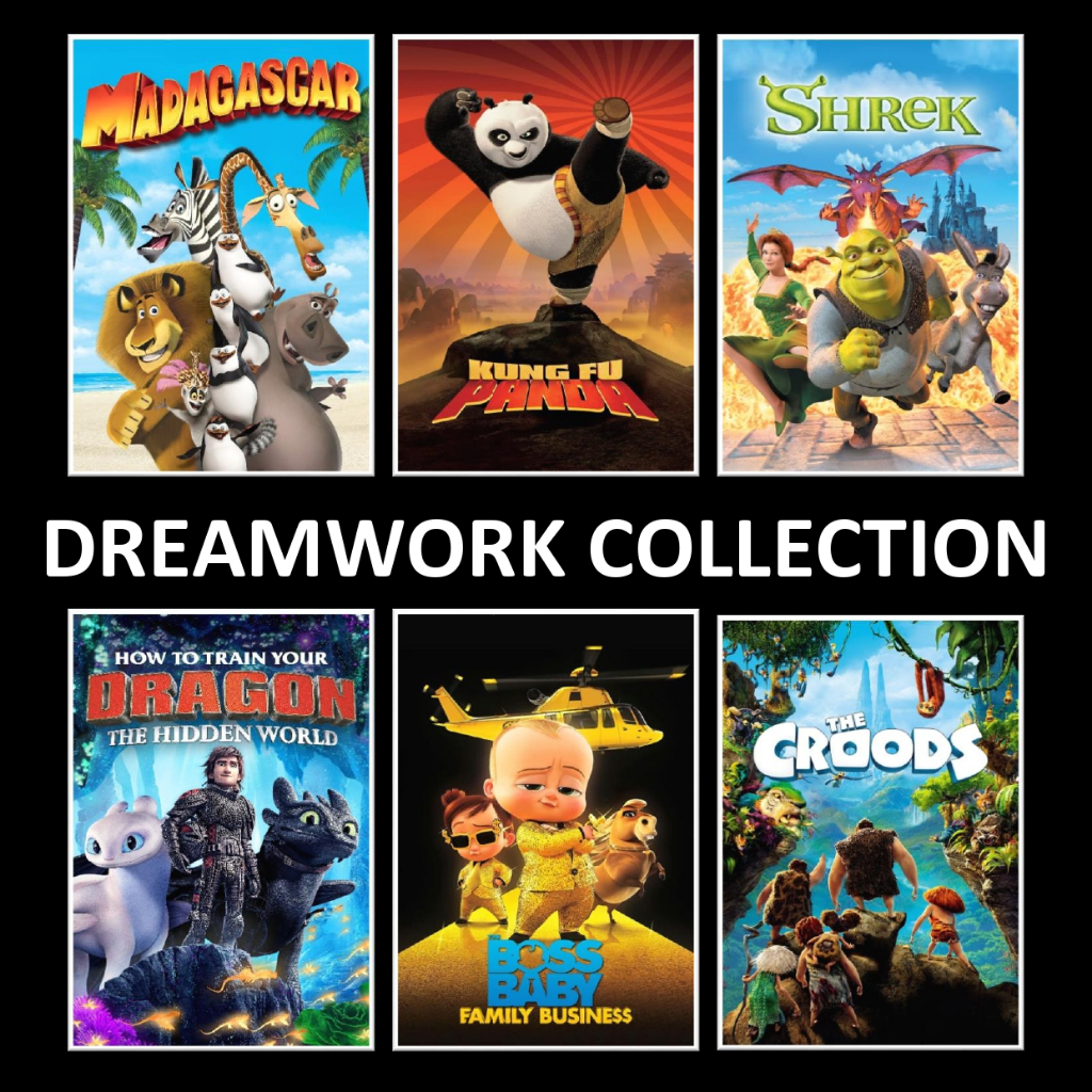 DREAMWORKS ANIMATION VOL 2 CARTOON COLLECTION | PENDRIVE KARTUN ...