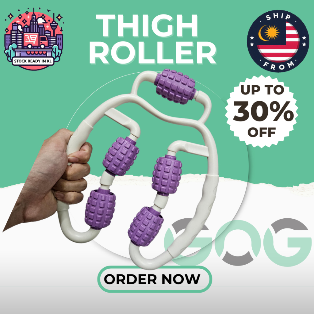 GOG Leg Roller Slim 5 Wheels Leg Slimming Roller Leg Roller 按摩腿神器滚轮按摩器 ...
