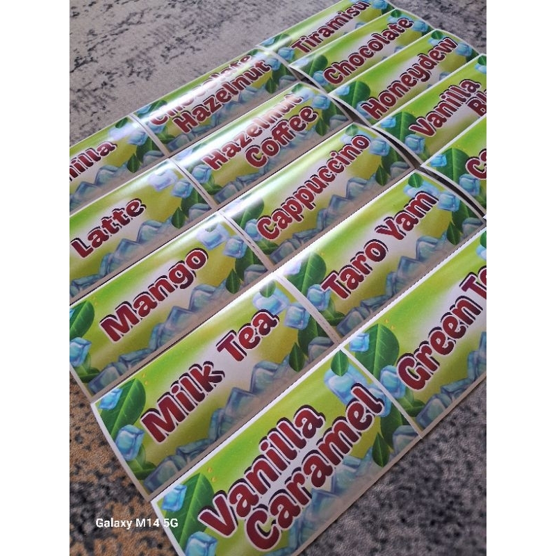 Sticker Label PVC Air Balang | Shopee Malaysia