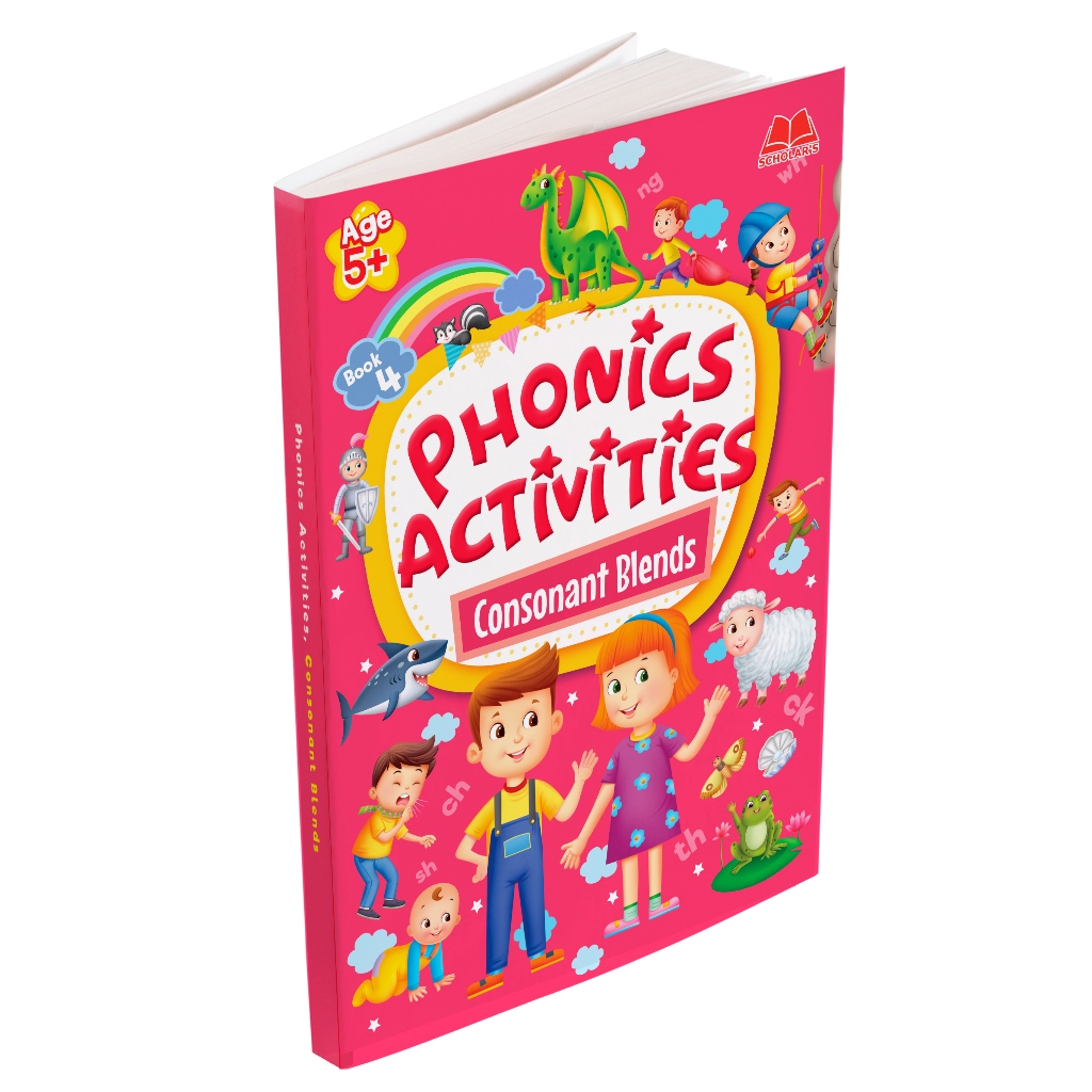 PHONICS ACTIVITIES CONSONANT BLENDS (Kids Activity Book) | Shopee Malaysia