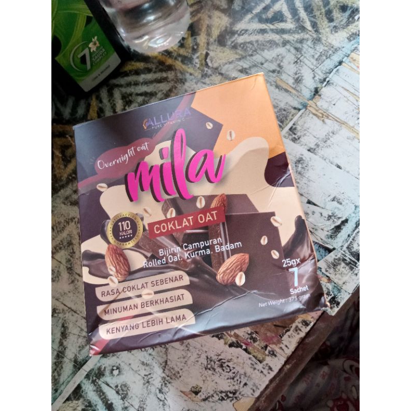 [ NEW ] ALLURA OVERNIGHT OAT MILA COKLAT OAT 💯 ORIGINAL HQ | Shopee ...