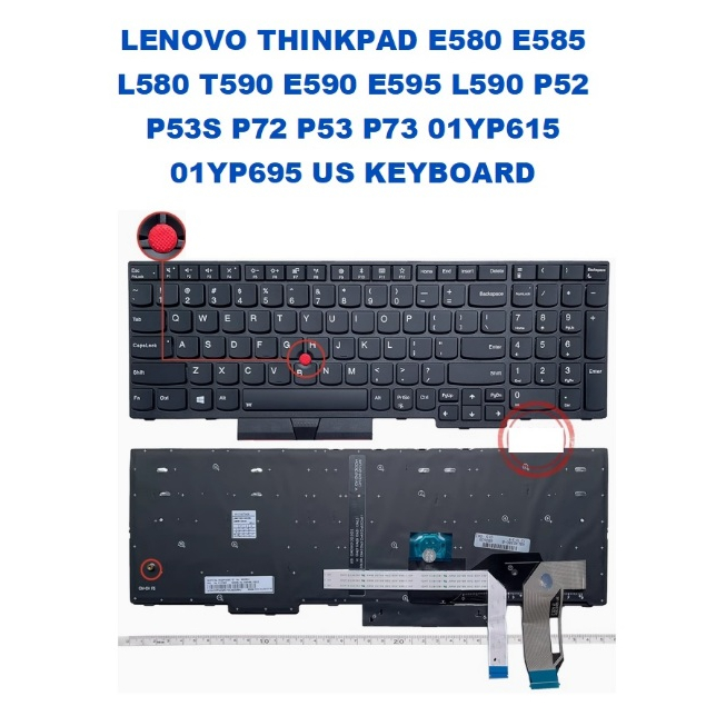 LENOVO THINKPAD E580 E585 L580 T590 E590 E595 L590 P52 P53S P72 P53 P73 ...
