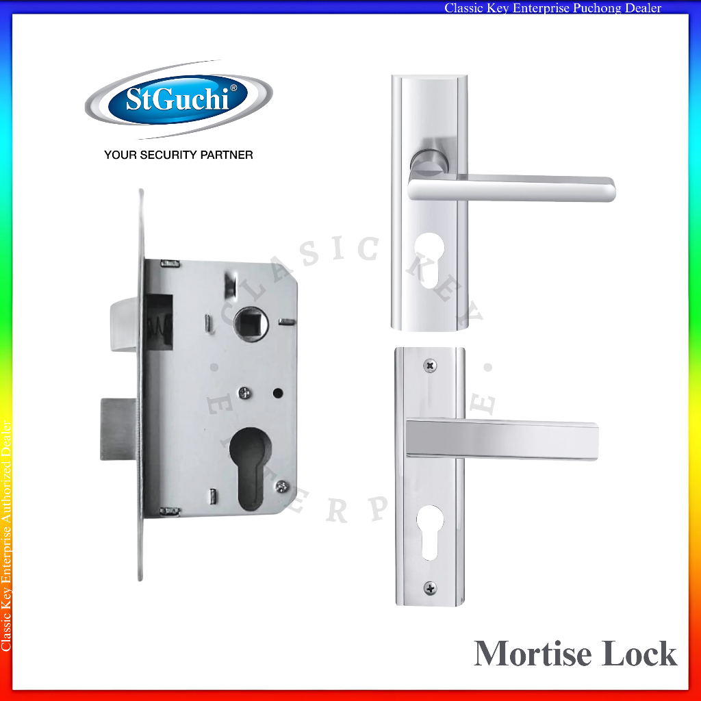 St Guchi Mortise Lever Handle Lockset SGLM-4550/0911 / SGLM-4550/0912 ...