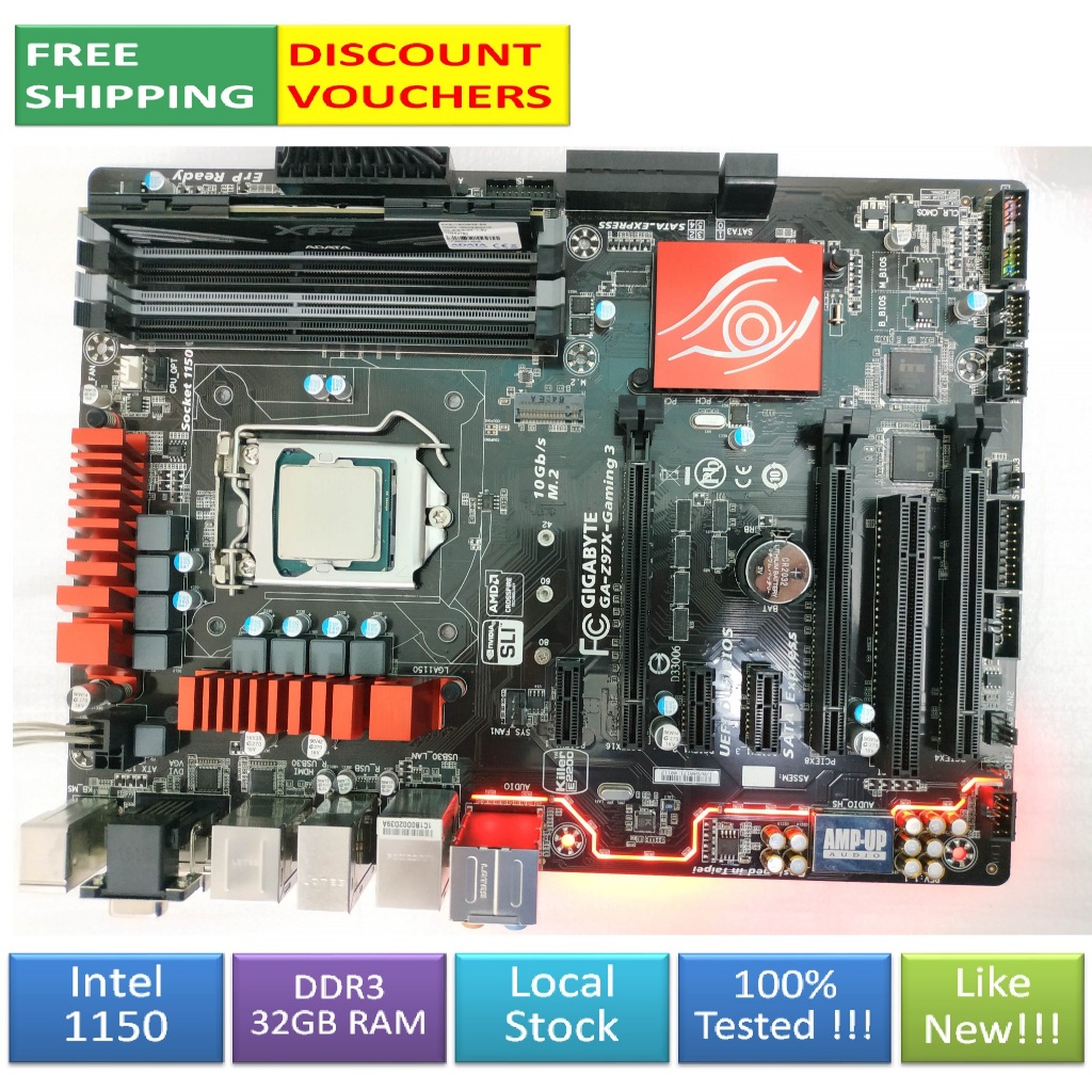 Socket 1150 (90% New !!) Gaming Motherboard Intel LGA1150 Gigabyte MSI ...