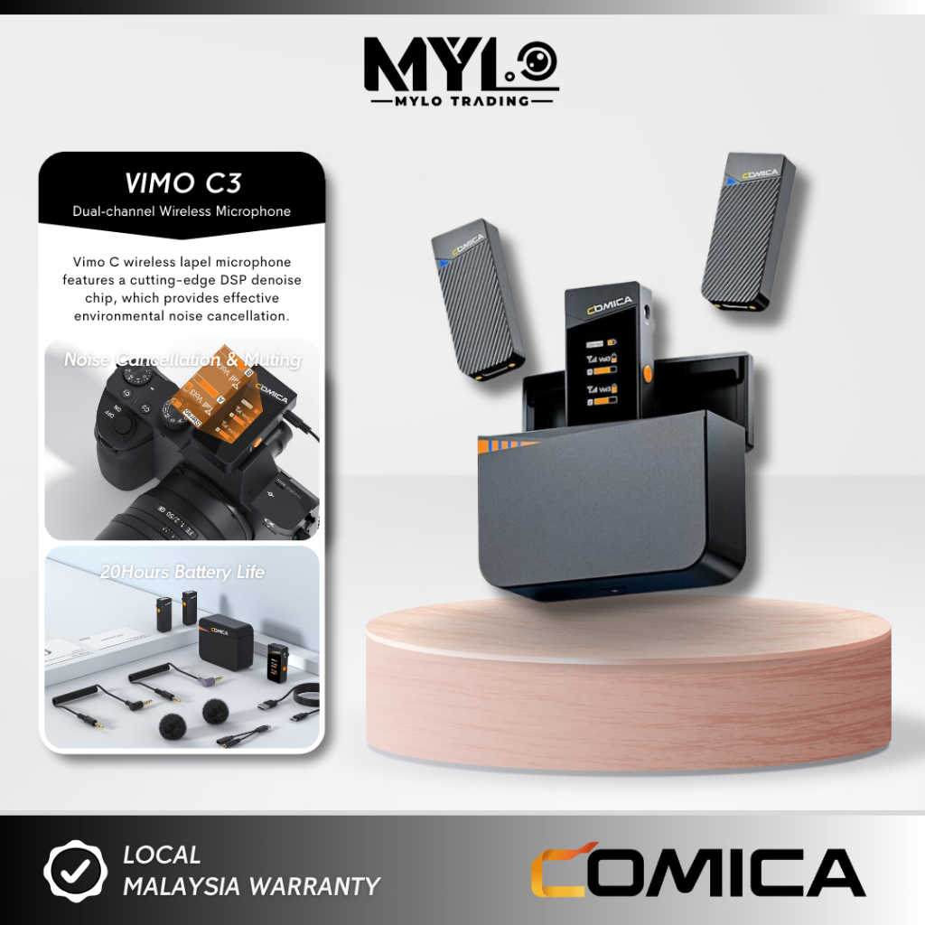(READY STOCK) - Comica Vimo C1 | Vimo C2 | Vimo C3 2.4G Wireless ...