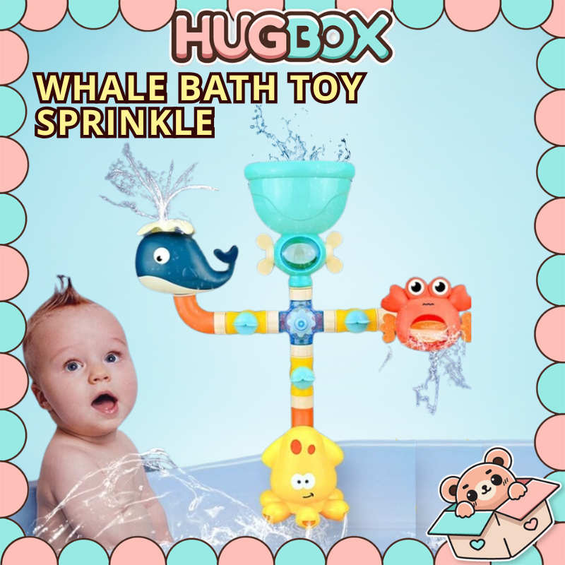🌈HugBox Baby Bath Toys Baby Shower Baby Toy Mainan Mandi Baby Mainan ...