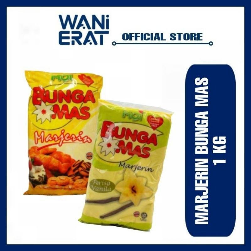 [1KG] MARJERIN BUNGA MAS | OKI BUNGA MAS MARGARINE ORIGINAL VANILLA ...