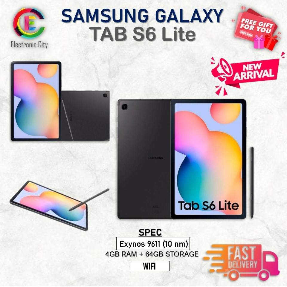 READY STOCK ORIGINAL SECONDHAND SAMSUNG GALAXY TAB S6 LITE ( 2020 ) | 3GGB + 64GB [ WIFI ...