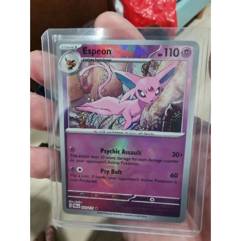 Prismatic Evolution Espeon Pokeball | Shopee Malaysia