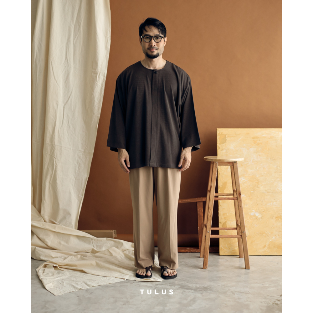 ADUKA OVERSIZE COKELAT GELAP | Shopee Malaysia