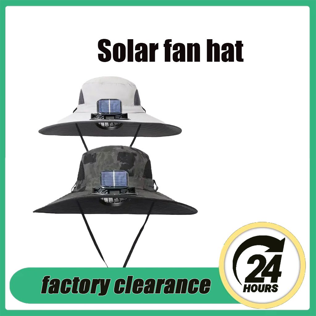 Fishing Cap, wide-brimmed solar cap fan solar cap, stylish, quick ...
