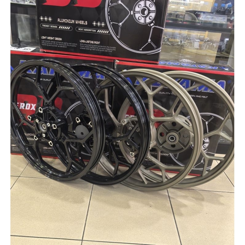 KAYAMA YAMAHA Y16 Y16 ABS AERO 633 B99 16/16 X17 SPIDER SPORT RIM SET ...