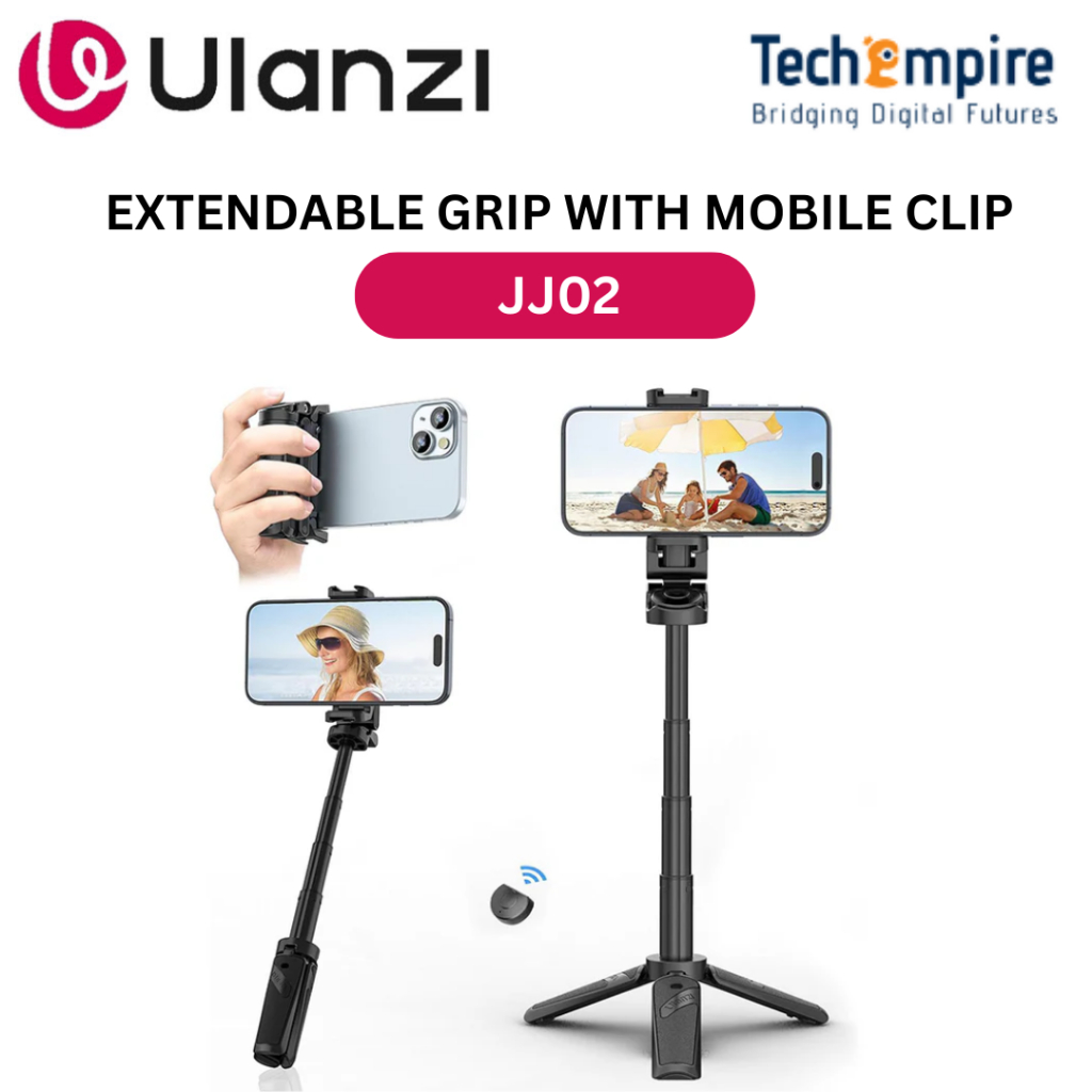 Ulanzi JJ02 Extendable Grip Phone Tripod with Remote Selfie Stick ...