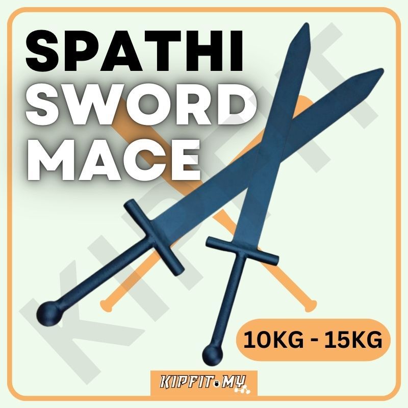Sword Mace 10-15kg Heavy Sword Fitness Training Solid Steel Iron Blade ...