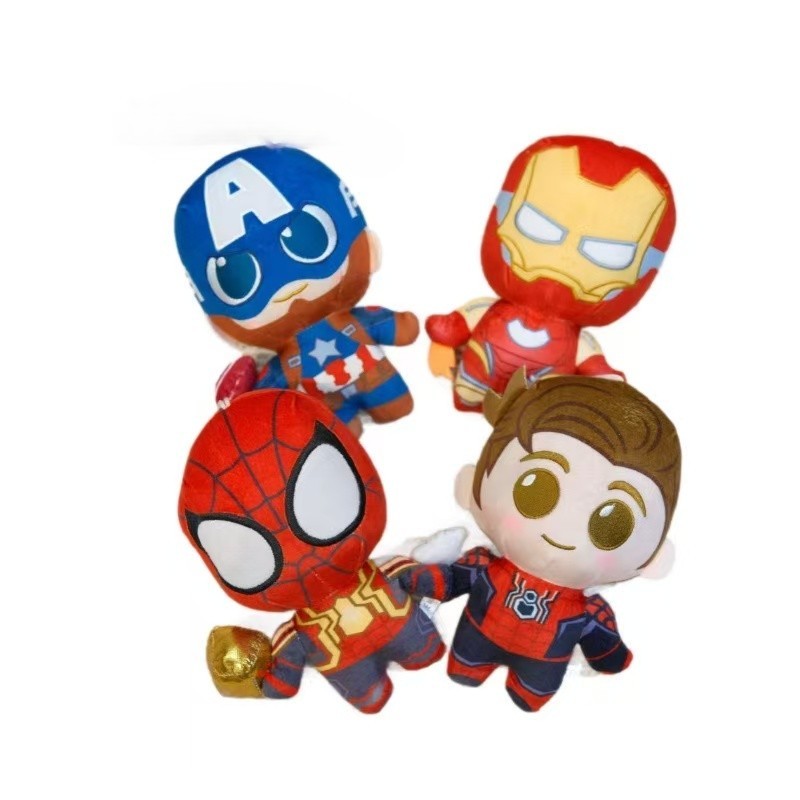 Avengers SuperHero Cute Version Soft Doll Plush Stuffed Captain America ...