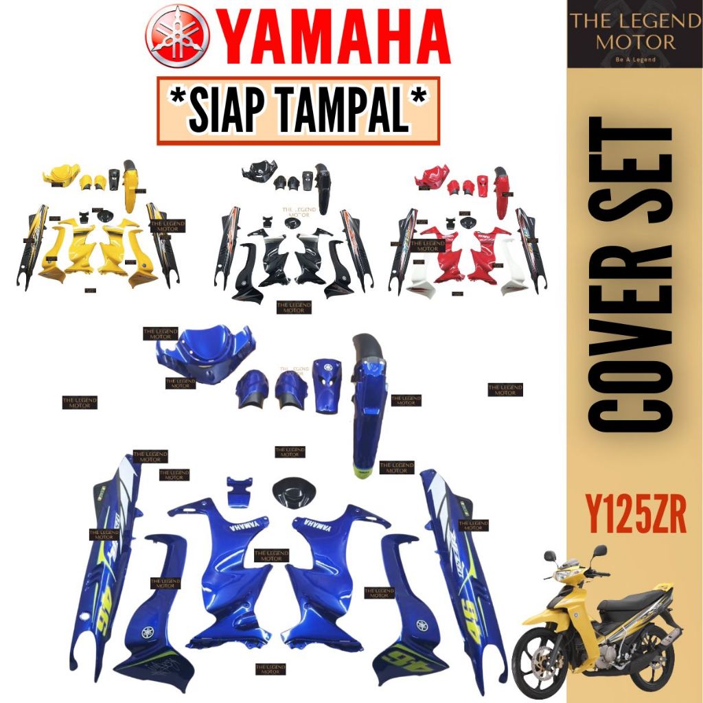 Y125 ZR Y125ZR 125ZR 125Z 125 Coverset Cover Sticker Complete Body ...