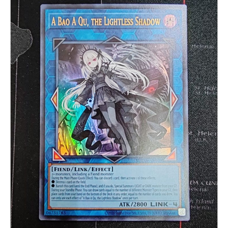 YUGIOH SUDA-AE049 A Bao A Qu, the Lightless Shadow [UTR/SER/UR ...
