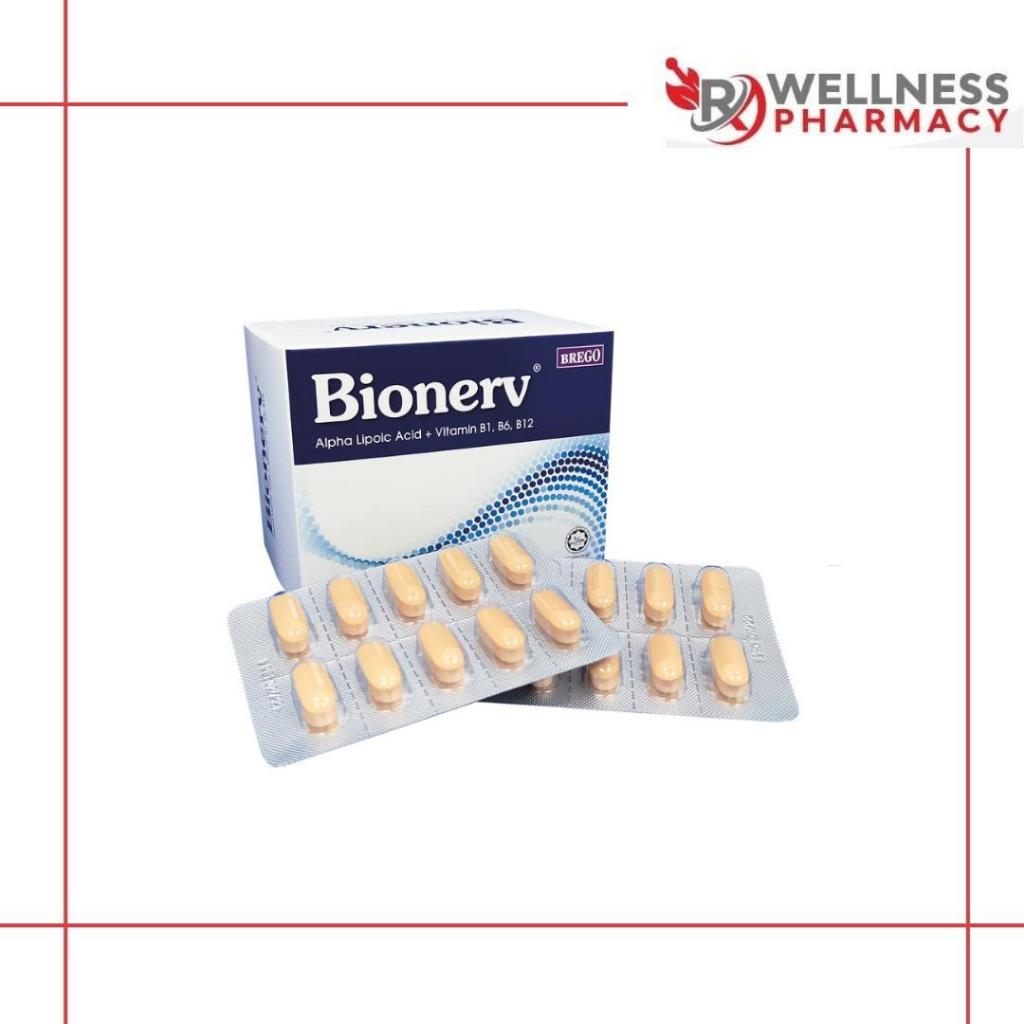 Bionerv (Alpha Lipoic Acid + Vitamin B1, B6 & B12) 60’s | Shopee Malaysia