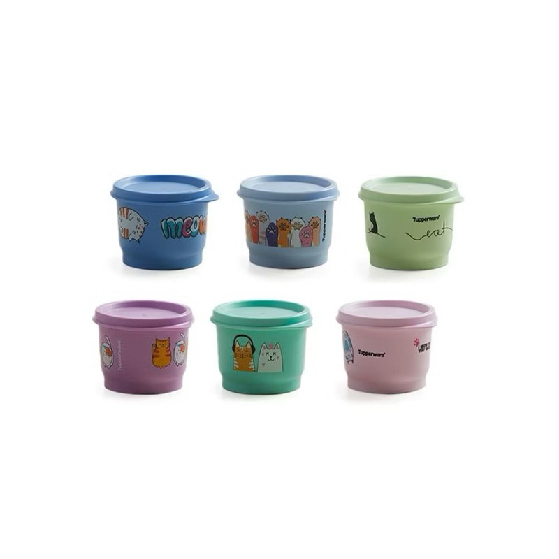 Tupperware Snack Cup 110ml (4pcs) / Cubix Square 110ml (4) | Shopee ...