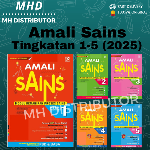 [MHD] Buku Latihan : Amali Sains Tingkatan 1-5 KSSM 2025 (Dwibahasa ...