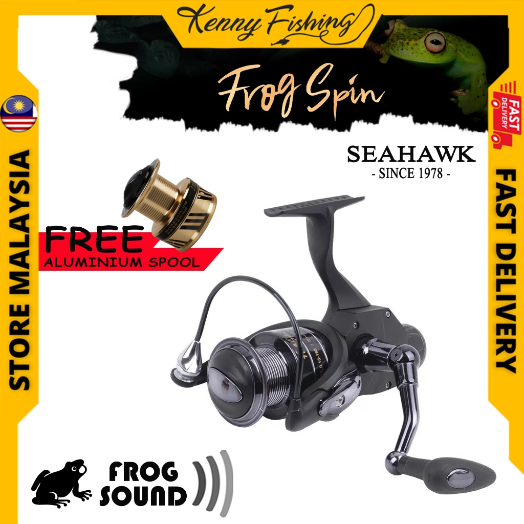 MESIN KATAK SEAHAWK FROG SPIN YEAR 2023 & YEAR 2024 FREE ALUMINIUM ...