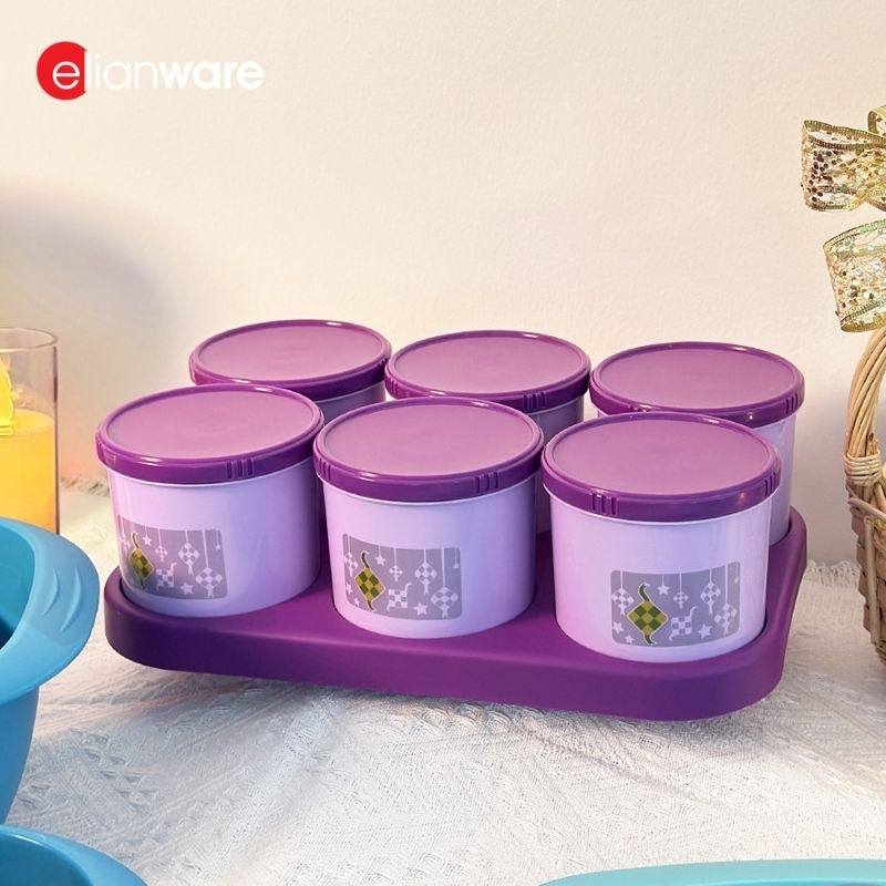 😍2025 New Product😍Elianware E-1714/470 Round Container With Tray😍 ...