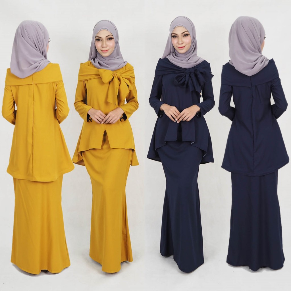 [Clearance Sale] Muslimah Baju Kurung / Ribbon Kurung Plus Size Dewasa ...