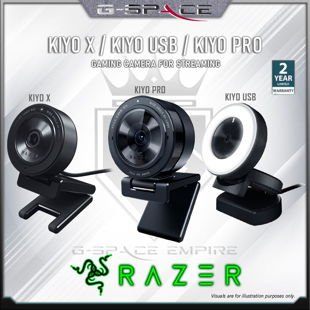 RAZER Web Camera - Kiyo / Kiyo X / Kiyo Pro (USB Camera with High ...