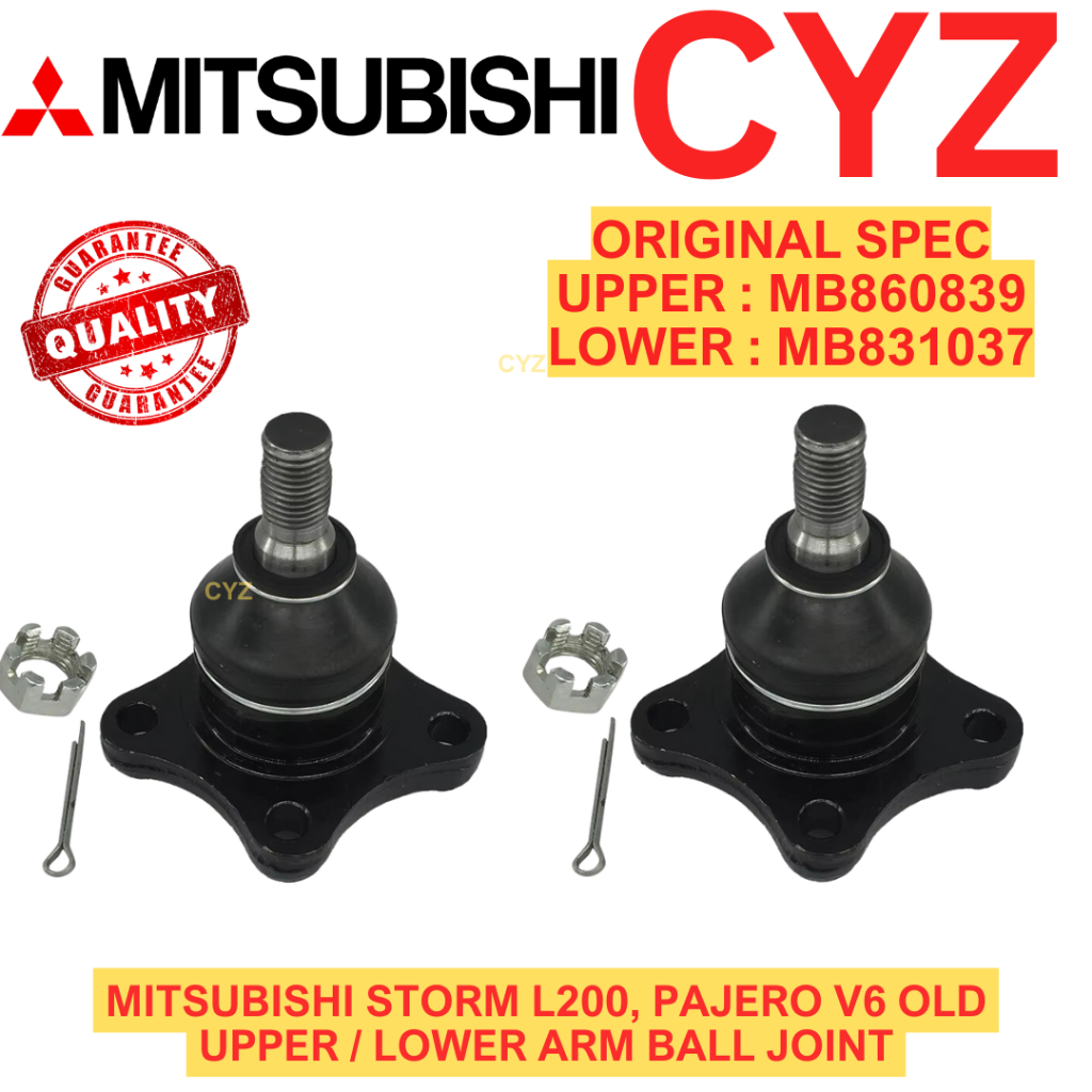 (1 PAIR) Upper/Lower Ball Joint MITSUBISHI STORM L200, PAJERO V6 OLD ...