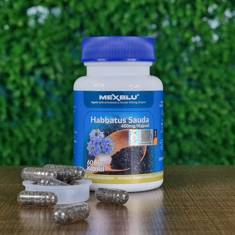 Habbatus Sauda Original HQ MAGBLUE - 60 Kapsul Habbatussauda MEXBLUE ...
