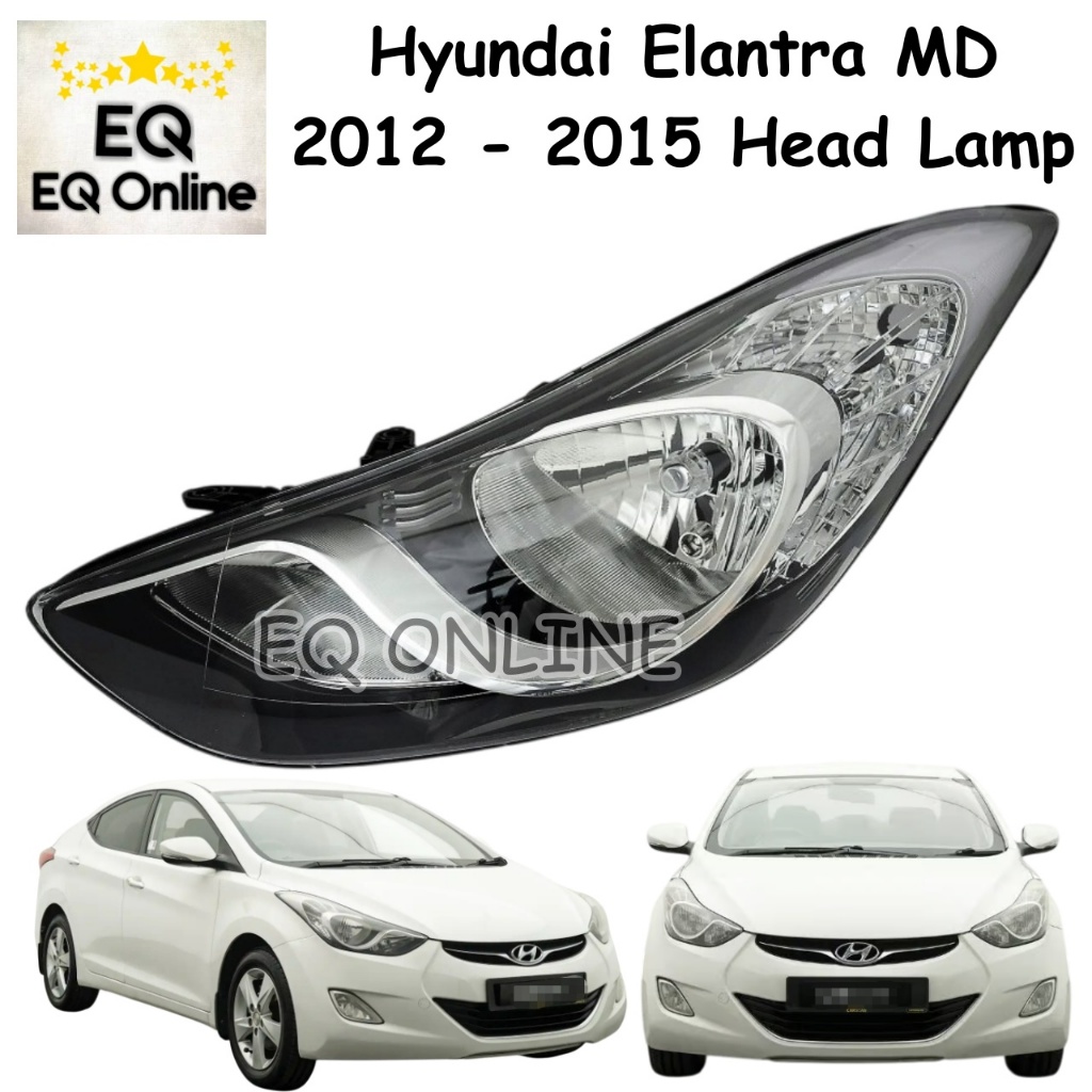 Inokom Hyundai Elantra MD 2012 - 2015 Head Lamp Head Light Lampu Depan ...