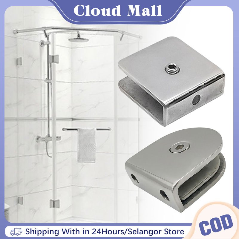 Half Round Clip Clamp Glassclip Glass Showcase Clip Stainless Steel ...